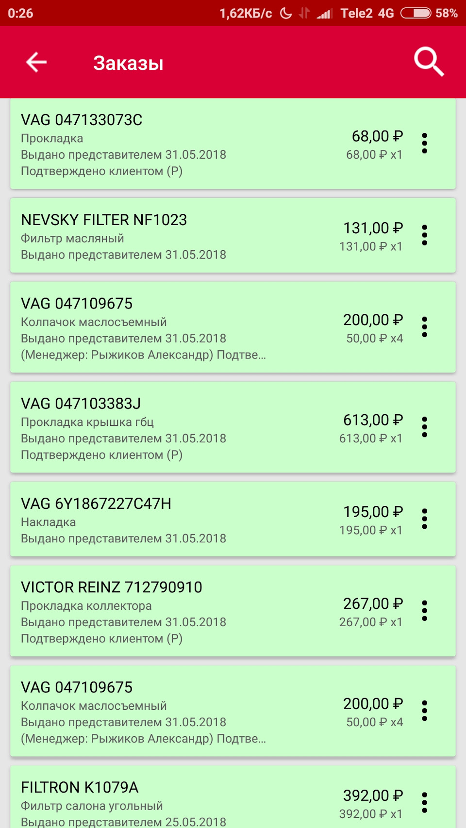 047109675 Маслосъёмный колпачок VAG VAG | Запчасти на DRIVE2