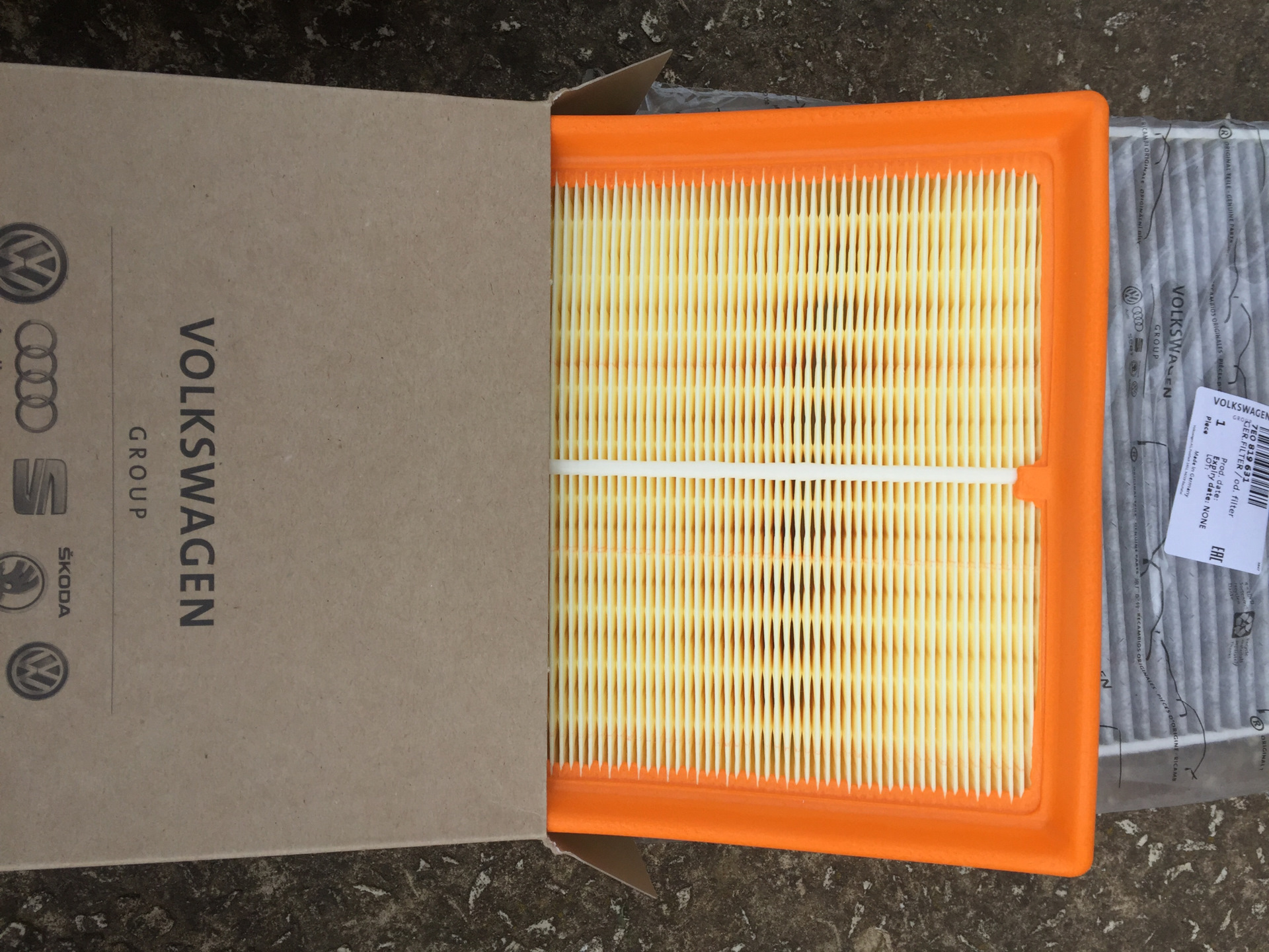 Фильтра для ТО — Volkswagen Caravelle (T5), 2 л, 2013 года | расходники ...