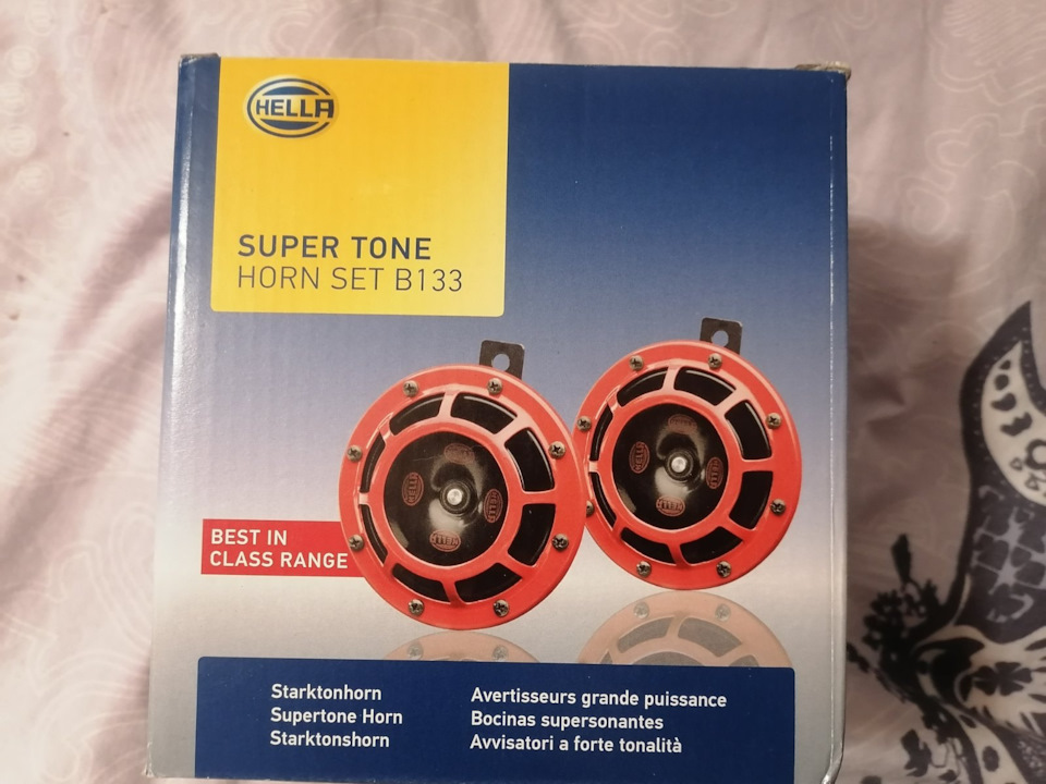 Hella Super Tone Horn Set B133 — Mitsubishi Lancer X, 1,8 л, 2008 года ...