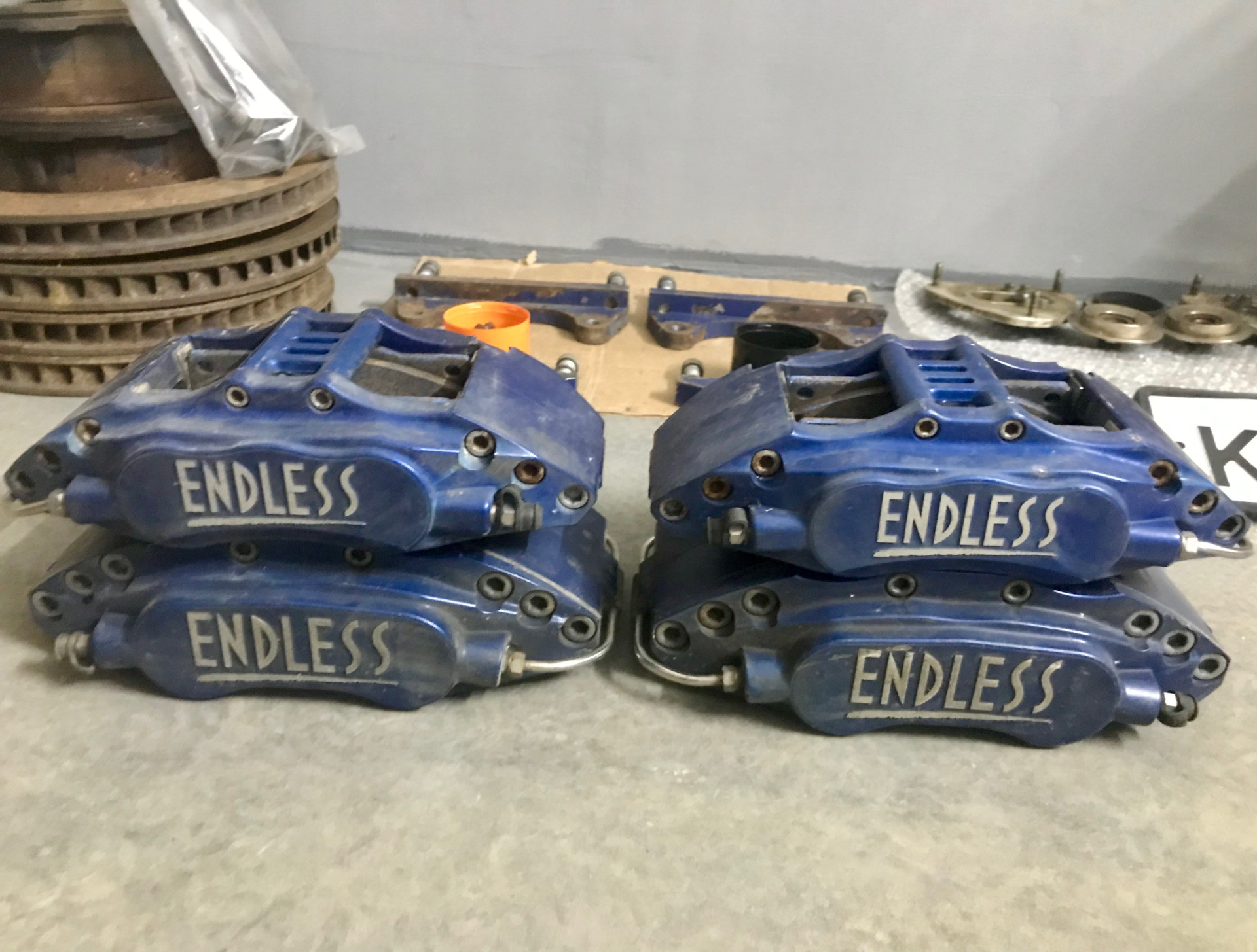 Big brake kit — Subaru Impreza WRX STI (GD), 2 л, 2005 года | тюнинг ...