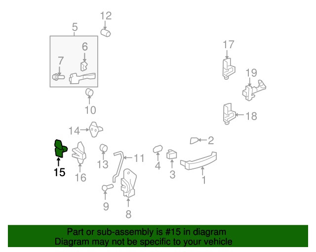 6946160010 ОГРАНИЧИТЕЛЬ 69461-60010 TOYOTA LEXUS | Запчасти на DRIVE2