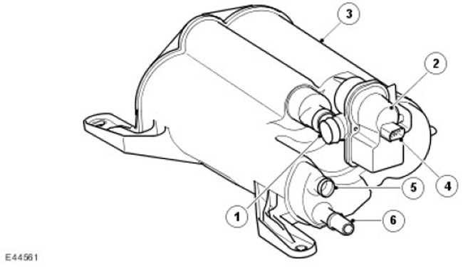 eVAP.DMTL.FIXED ( P2402, P2406 ) — Land Rover Range Rover Sport (1G), 4 ...