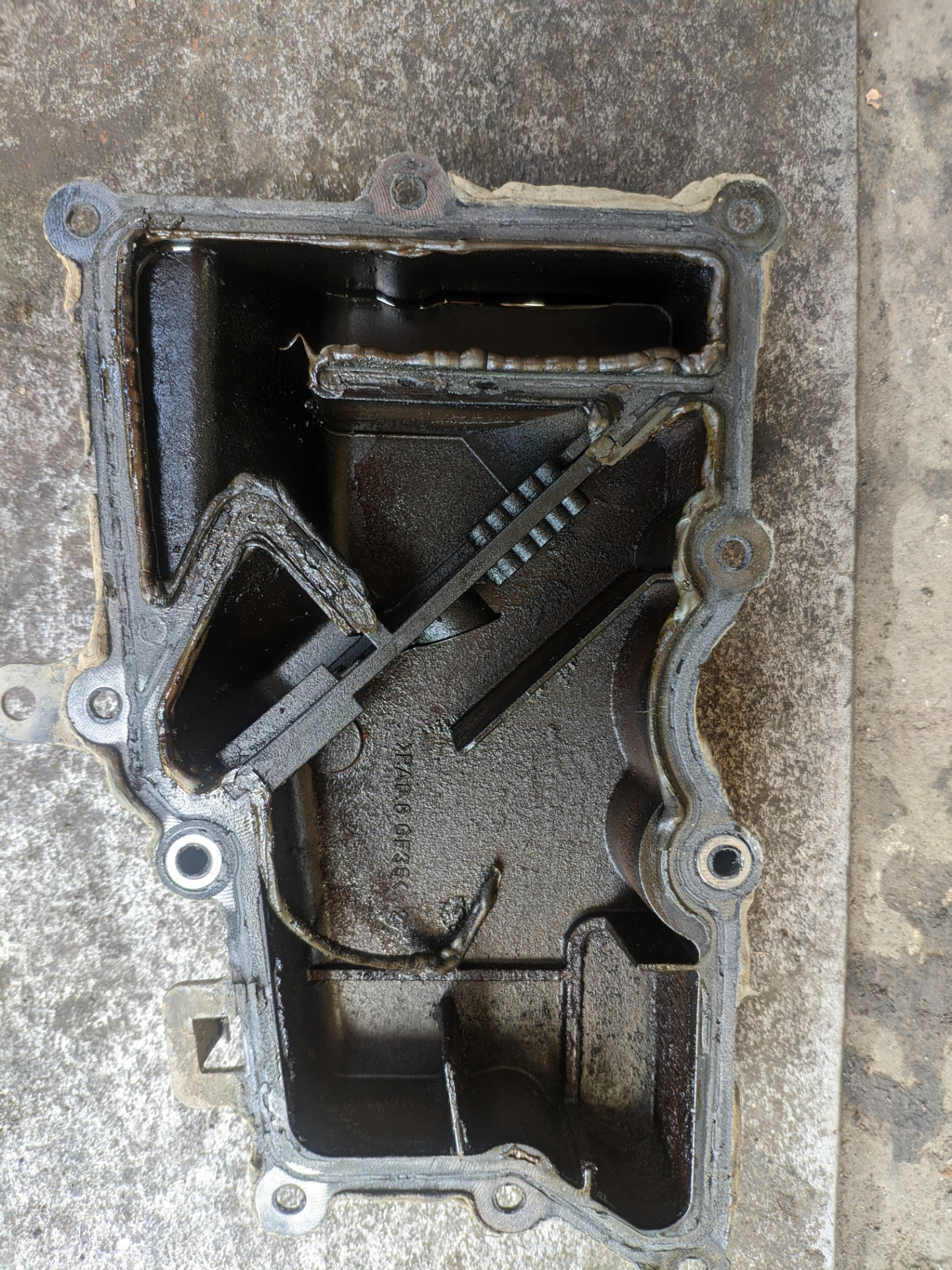 Чистка крышки маслоотделителя двигателя 1.2 TSI CBZB (Yeti) + чистка ДЗ ...