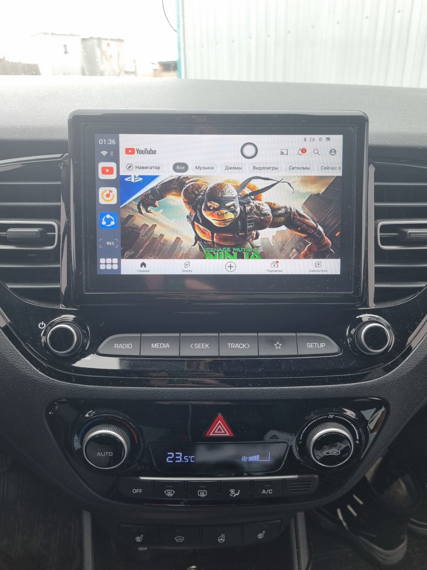 Видеорегистратор+андроид в штатную магнитолу — Hyundai Solaris (2G), 1 ...
