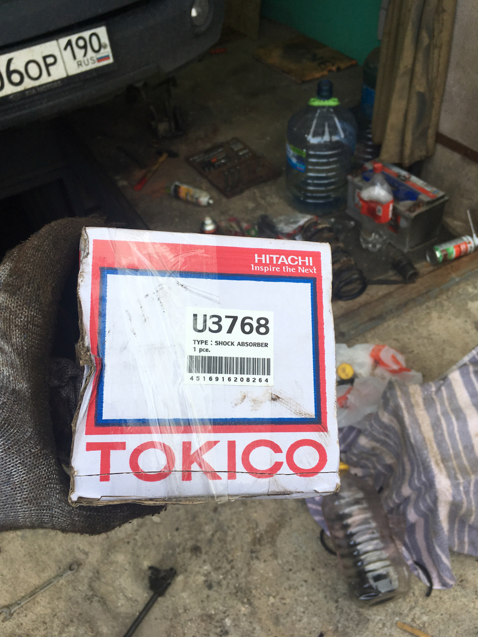U3768 Стойка амортизационная газовая, передняя TOKICO | Запчасти на DRIVE2