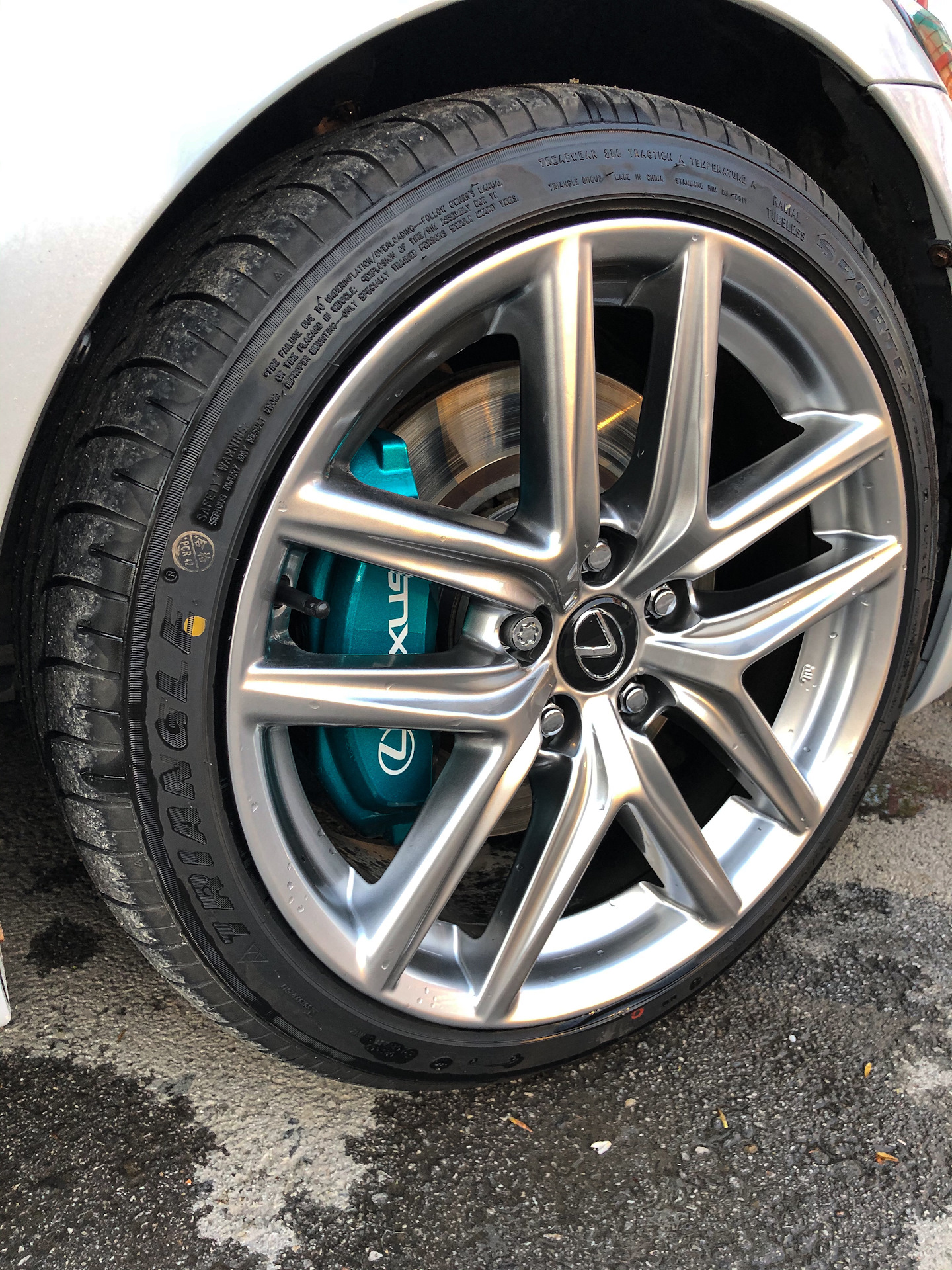 Triangle TH-201 — Lexus IS II, 2,5 л, 2008 года | шины | DRIVE2