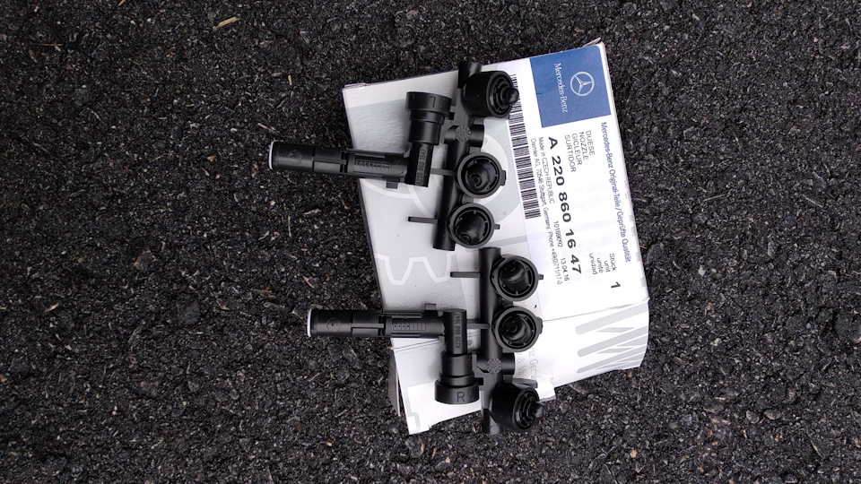 Дооснащение: Фароочиститель. — Mercedes-Benz S-Class (W220), 4,3 л ...