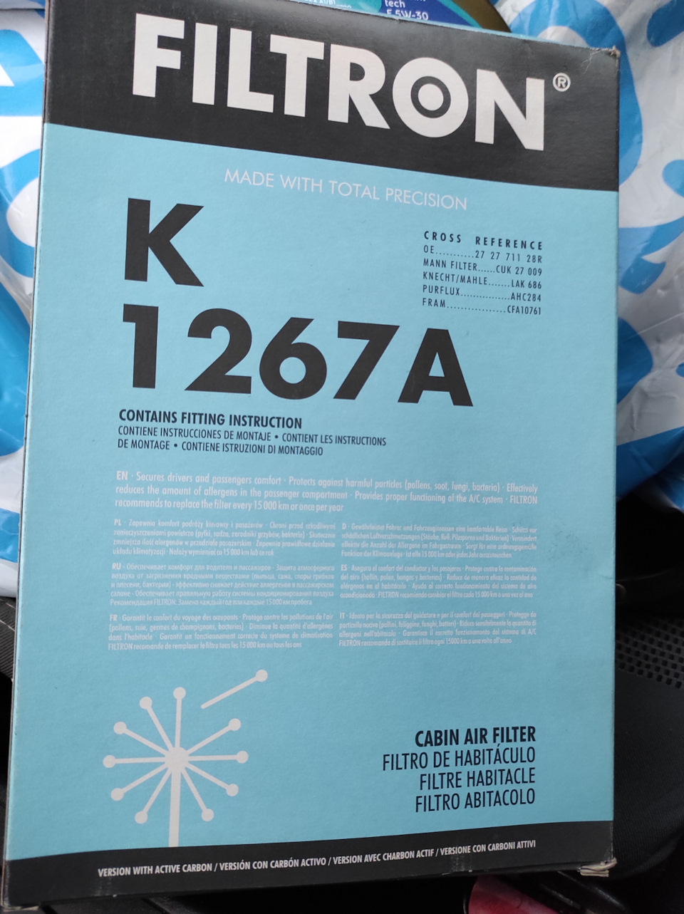 272771128R Фильтр салона RENAULT | Запчасти на DRIVE2
