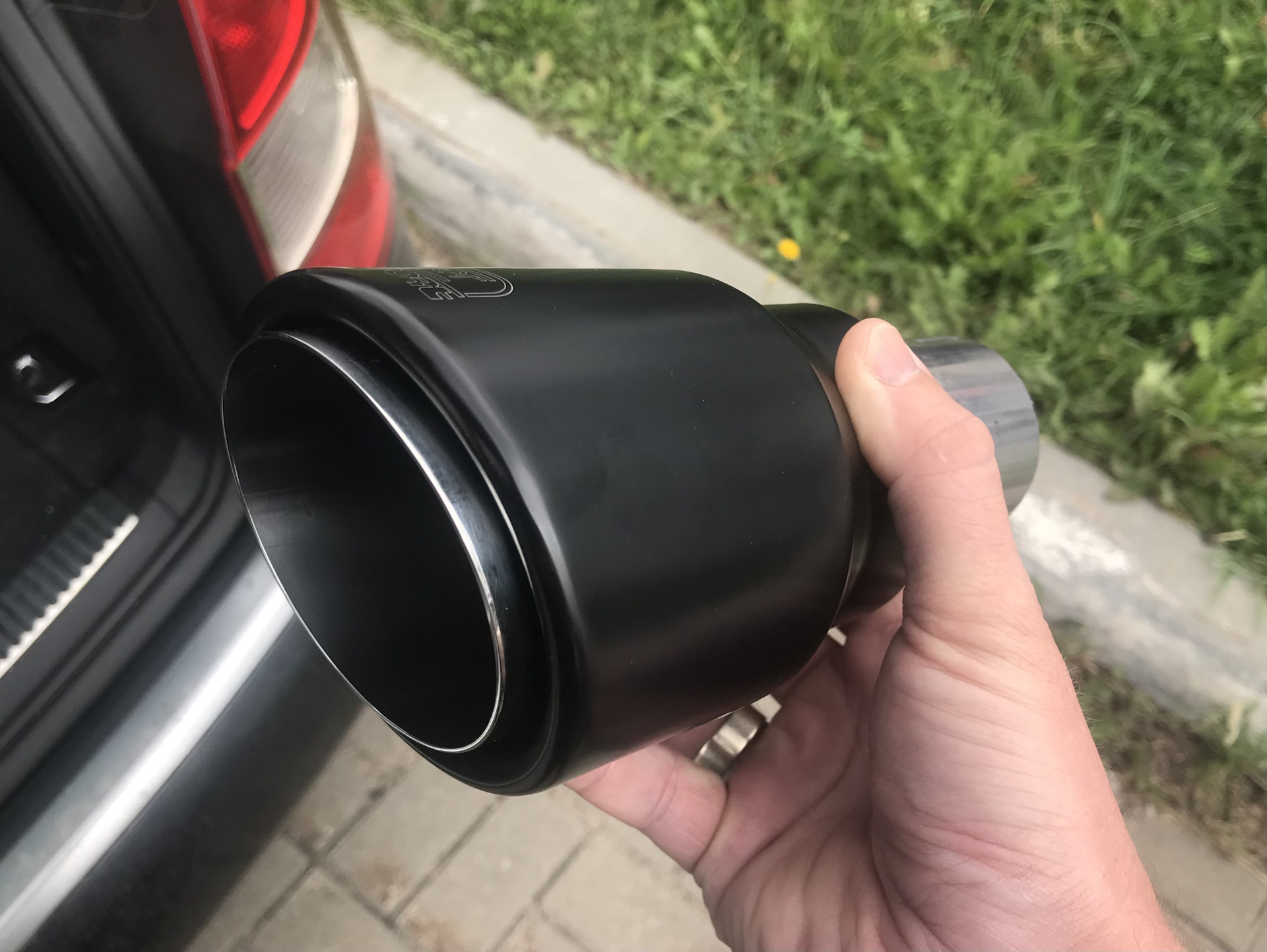 Насадки на глушитель — Audi A4 Avant (B6), 1,9 л, 2003 года | стайлинг ...