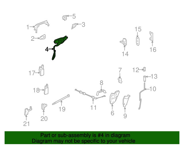 A2217600734 Кронштейн ручки двери Mercedes | Запчасти на DRIVE2