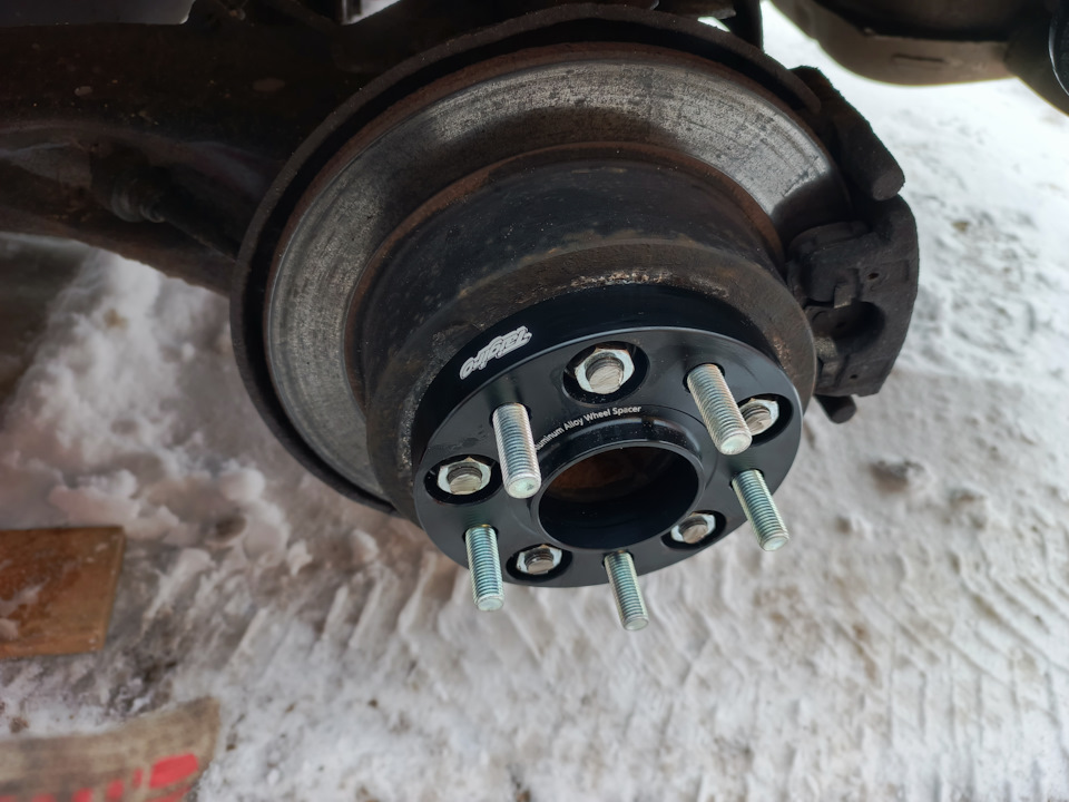 079/ПРОСТАВКИ 25ММ — Mitsubishi Lancer Sportback, 2 л, 2008 года ...
