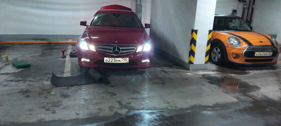 Ближный свет, попадалово — Mercedes-Benz E-Class Coupe (C207), 1,8 л ...