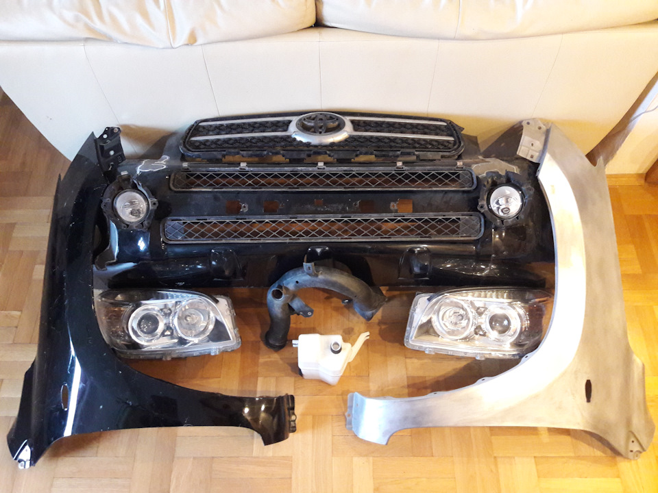 Ноускат визаут самсинг и другая кузовня — Toyota RAV4 (III), 2 л, 2007 ...