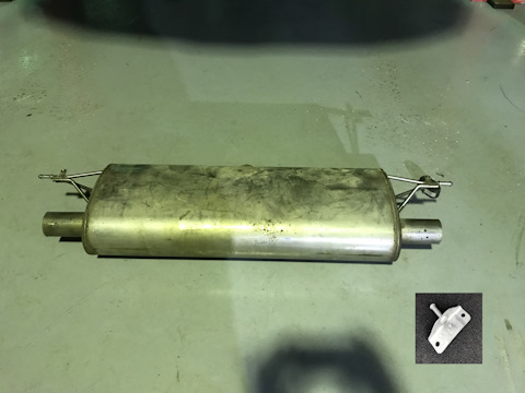 18207619913 Кронштейн заднего глушителя Л BMW | Запчасти на DRIVE2