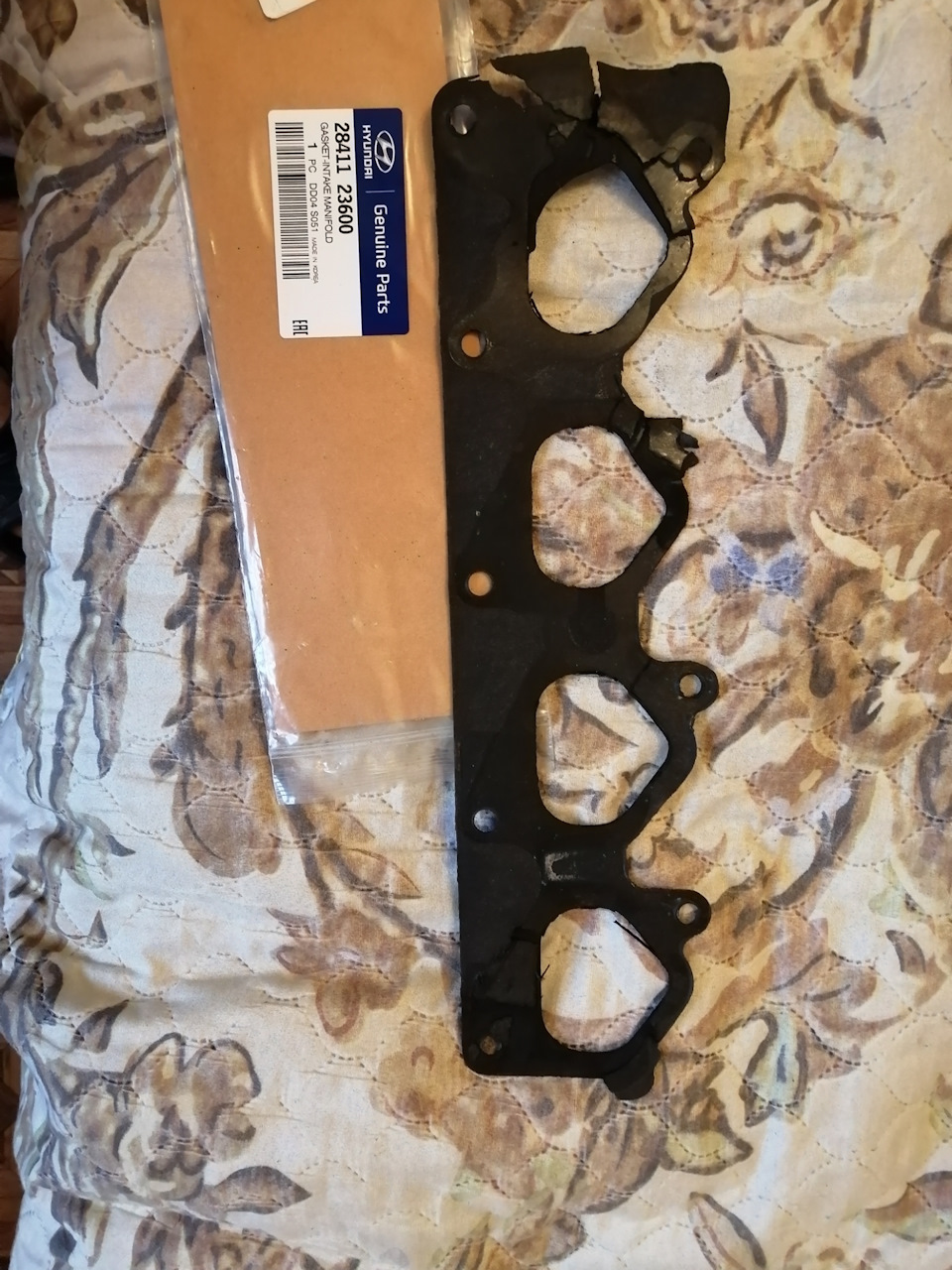 2841123600 Прокладка впускного коллектора двигателя KIA HYUNDAI ...