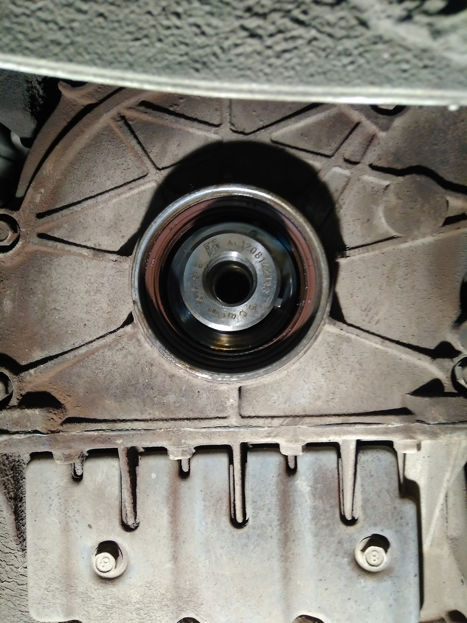 Шкив коленвала 23124-2F602 — Hyundai Santa Fe (3G), 2,2 л, 2013 года ...