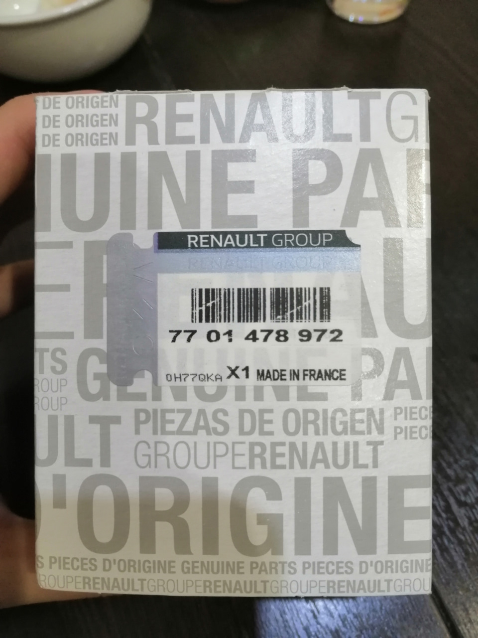 7701478972 Фильтр топливный RENAULT | Запчасти на DRIVE2