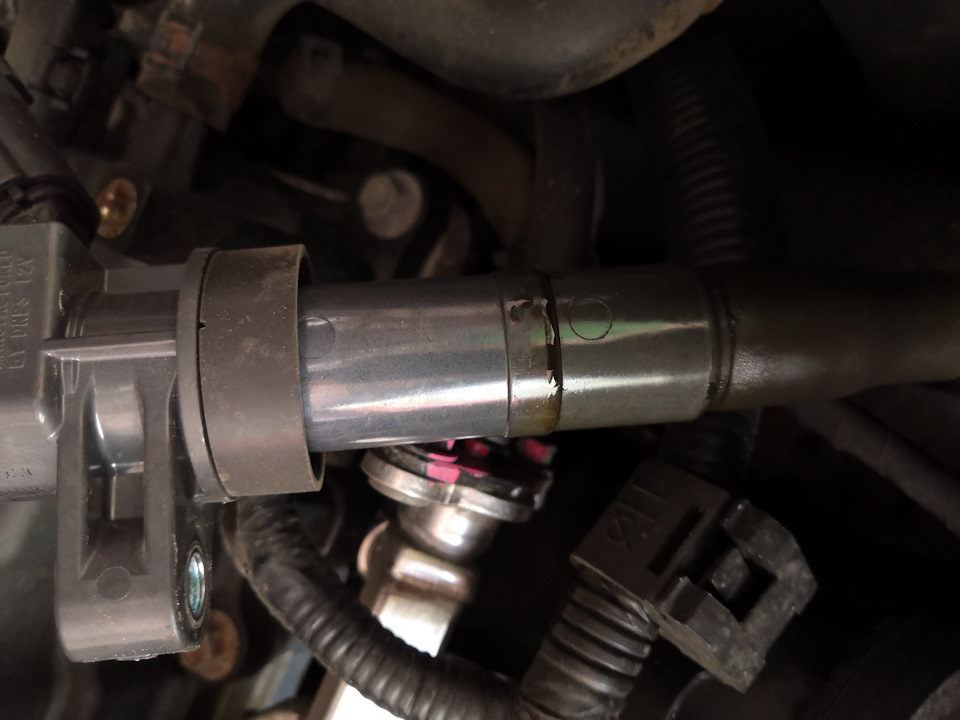 Замена прокладки под клапанной крышкой — KIA Sorento (2G), 2,4 л, 2014 ...