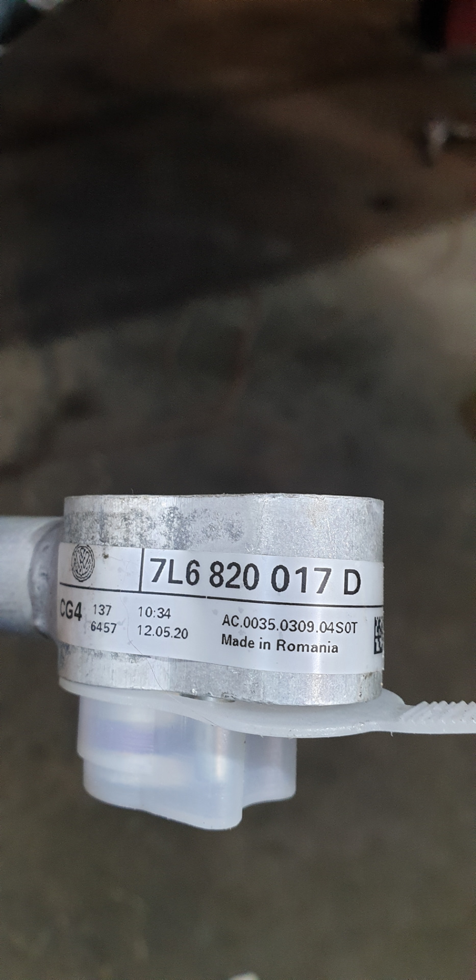 7L6820017D Провод контура хлада VAG | Запчасти на DRIVE2