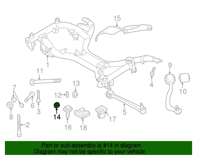 31106769443 Гайка шестигранная самоконтрящаяся BMW | Запчасти на DRIVE2