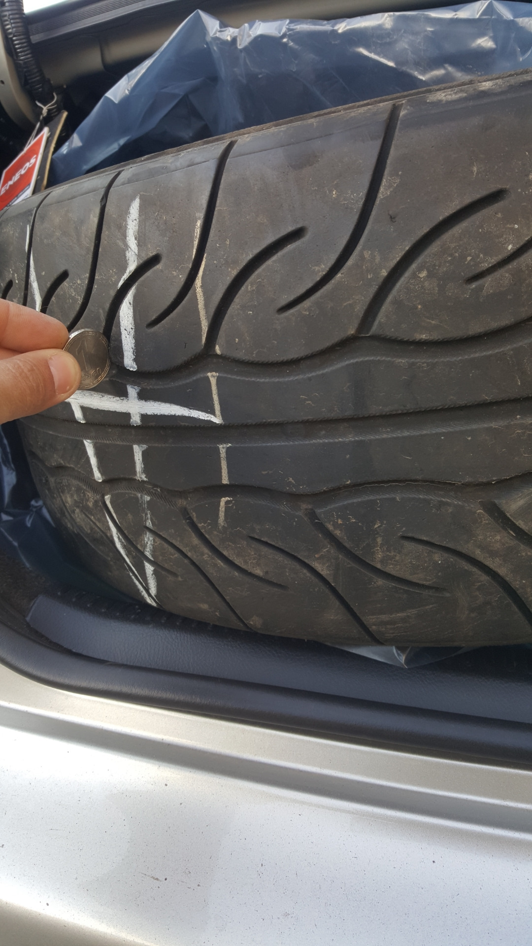 купили полуслики Yokohama ADVAN Neova AD08 — Toyota Altezza, 2 л, 2000 ...