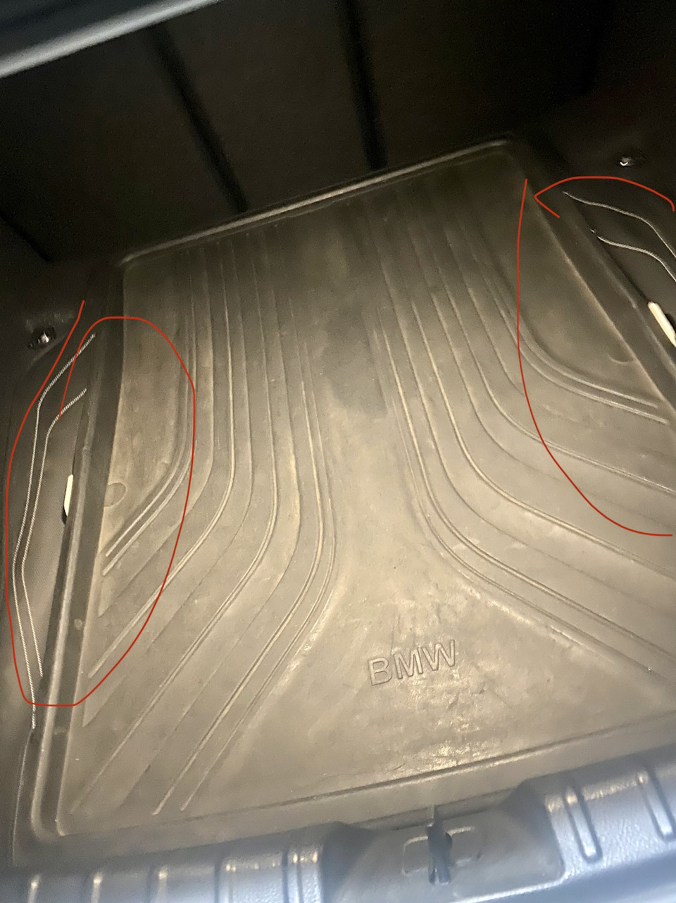 Коврик в багажник — BMW 3 series (F30), 2 л, 2018 года | аксессуары ...