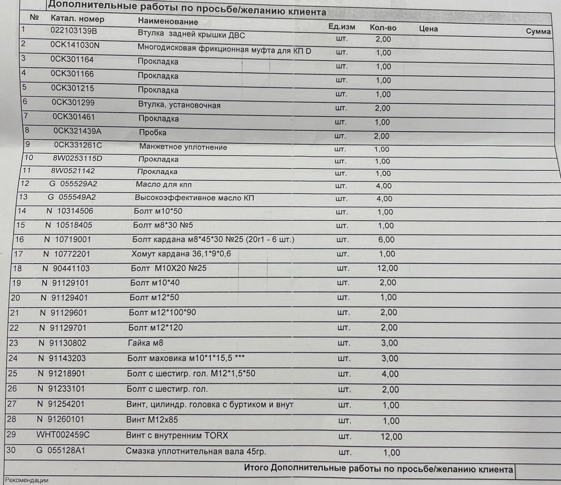 Замена мехатроника и сцепы. Гарантия. — Audi A4 (B9), 2 л, 2018 года ...