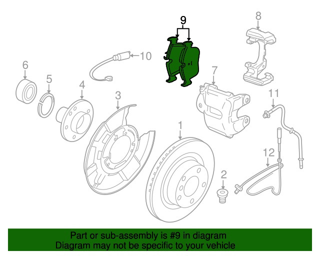 34216850569 Задние тормозные колодки для F22 F23 F87 218i 220i 228i ...