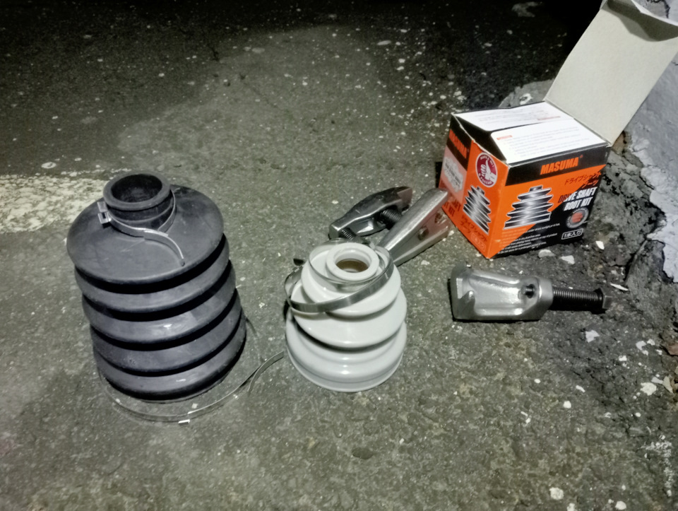 Замена пыльников привода — Mitsubishi Pajero (2G), 2,8 л, 1995 года ...