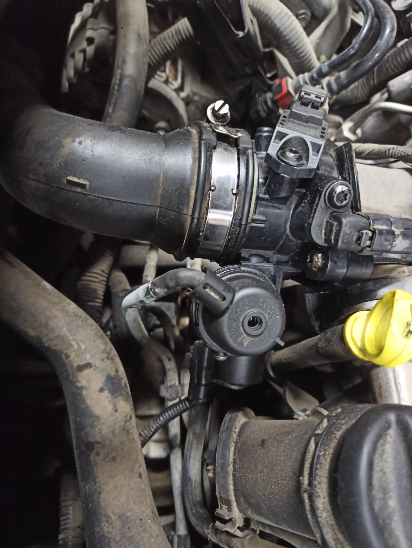 Замена прокладки заслонки mondeo 4 tdci, ошибка p02e1 ушла и не возвращалась. — Ford Mondeo IV ...