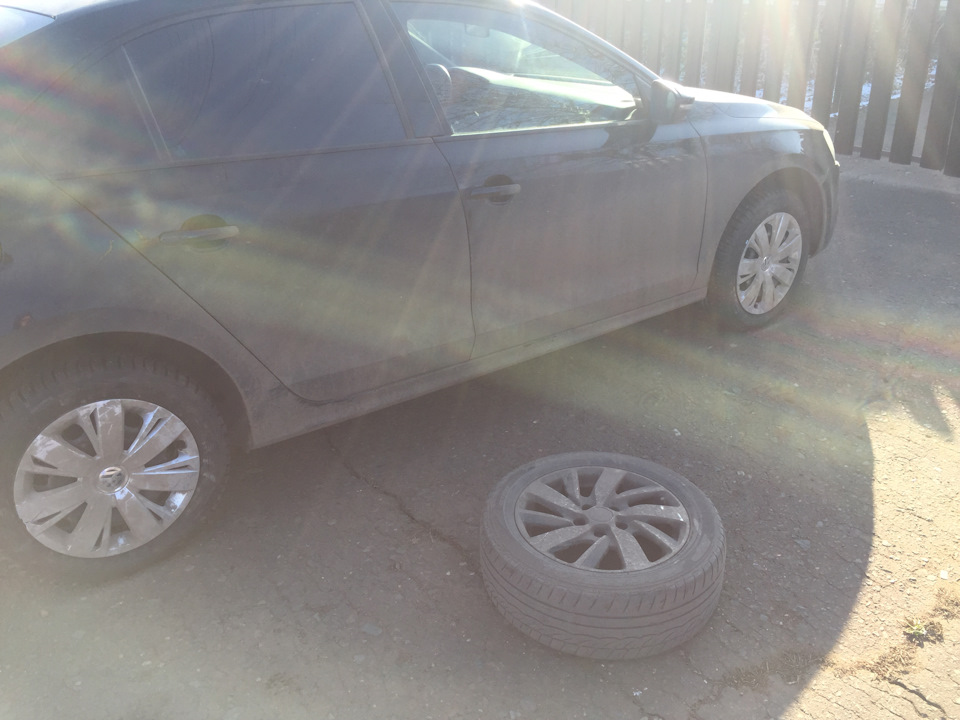 Новая резина на машину — Volkswagen Jetta VI, 1,6 л, 2012 года | шины ...