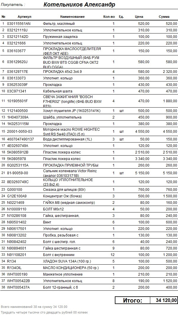 Замена двс — Volkswagen Golf Mk6, 1,4 л, 2012 года | визит на сервис ...