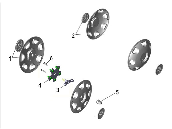 Колесные колпаки — Sollers Argo, 2 л, 2023 года | колёсные диски | DRIVE2