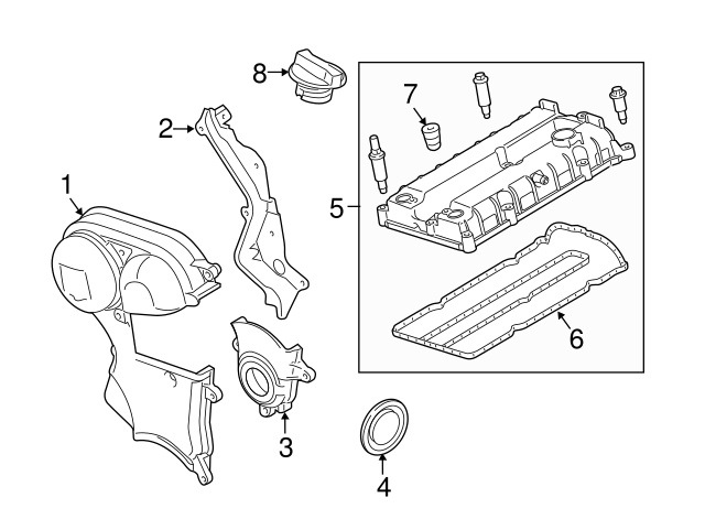 BM5Z6582A Крышка головки блока цилиндра Ford | Запчасти на DRIVE2