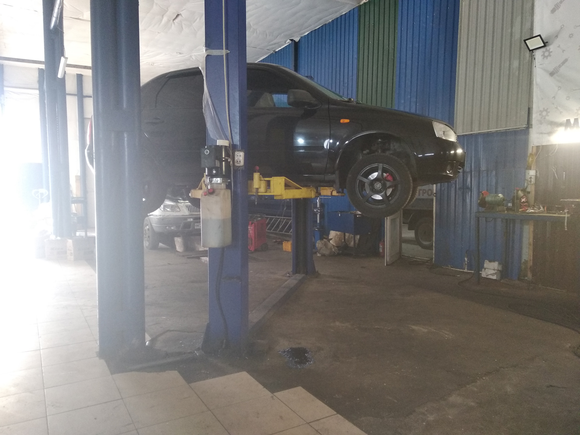 Плановое ТО переходящее в небольшой ремонт — Lada Калина седан, 1,6 л ...