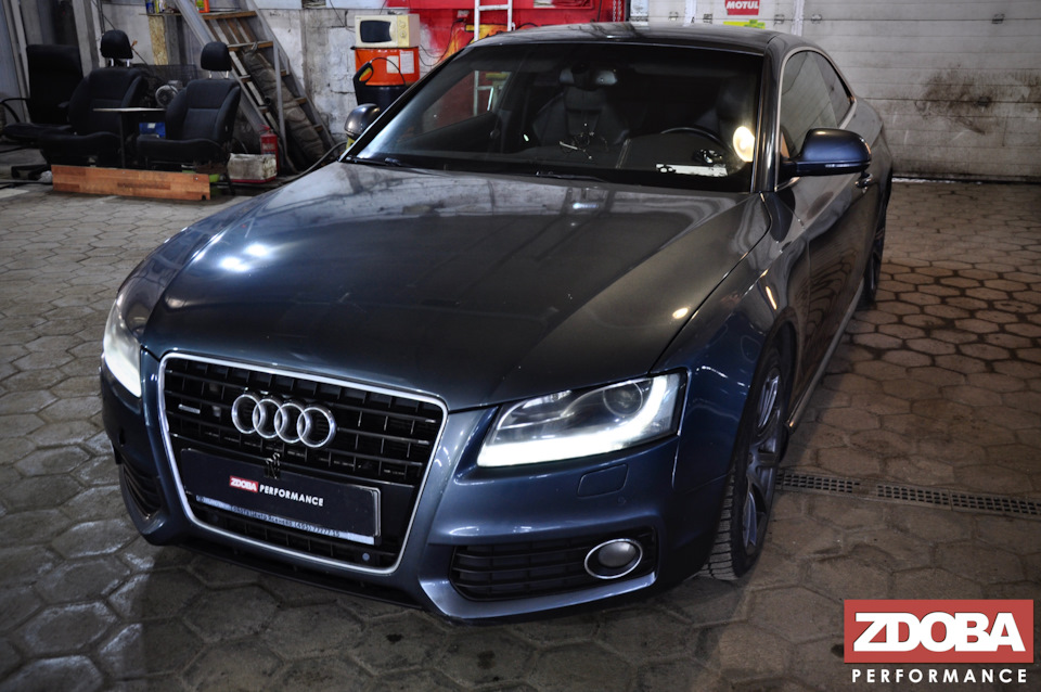 Audi A5 8T 3.0 TDI (CAPA, CCWA) Удаление EGR и вихревых заслонок + Чип ...