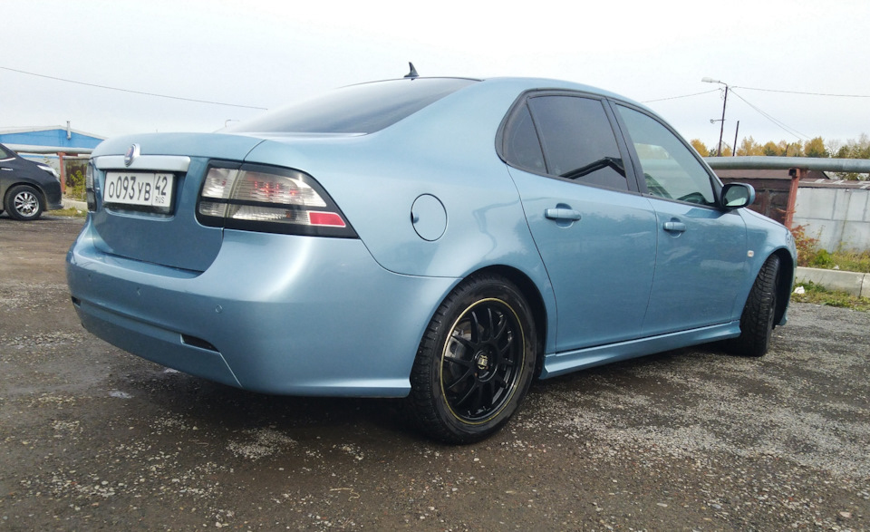 К зиме готов — Saab 9-3 (2G), 2 л, 2008 года | колёсные диски | DRIVE2