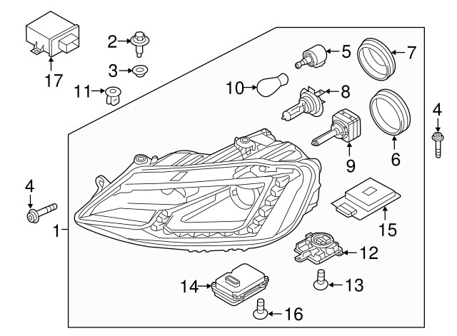 N10721805 Лампа ксенон газоразрядная VAG | Запчасти на DRIVE2