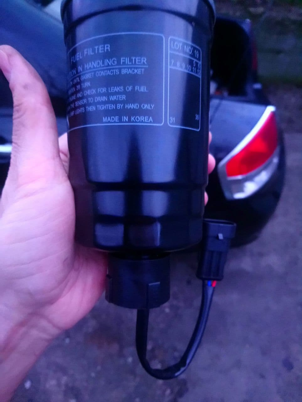 Приключенческая замена топливного фильтра — KIA Cerato (1G), 1,6 л ...