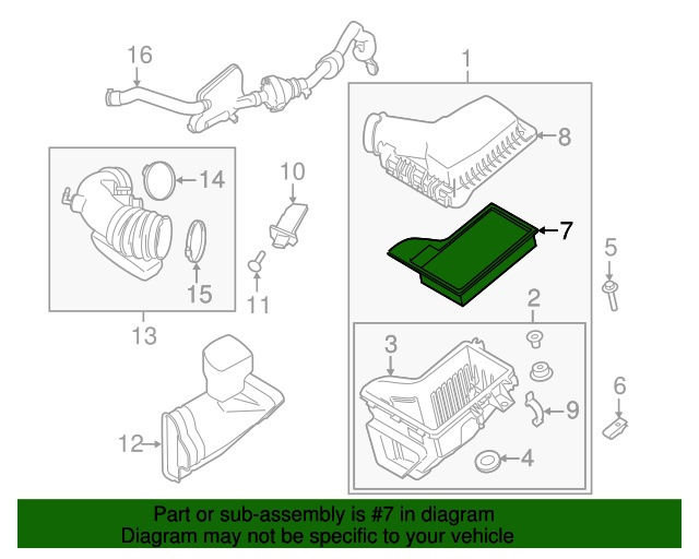 FR3Z9601A Фильтр воздушный Ford | Запчасти на DRIVE2