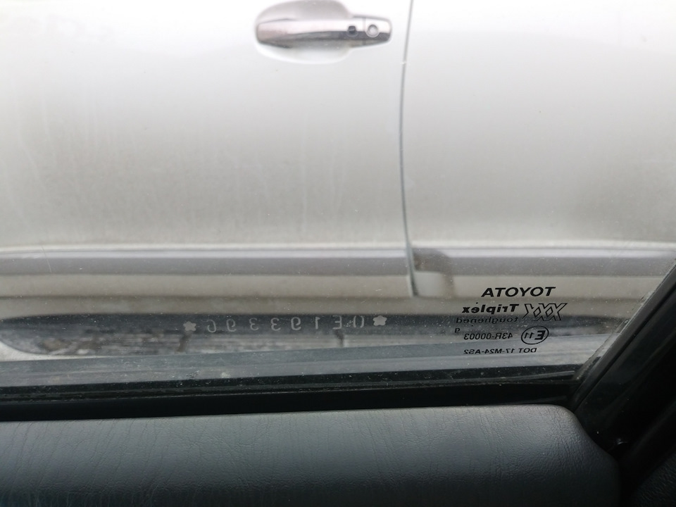 Стекла — Toyota Carina E, 1,6 л, 1997 года | наблюдение | DRIVE2
