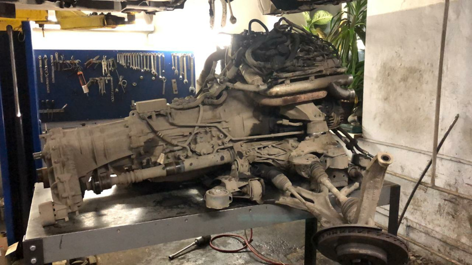 Замена цепи ГРМ, переуплотнение крышки цепей — Volkswagen Touareg (2G ...