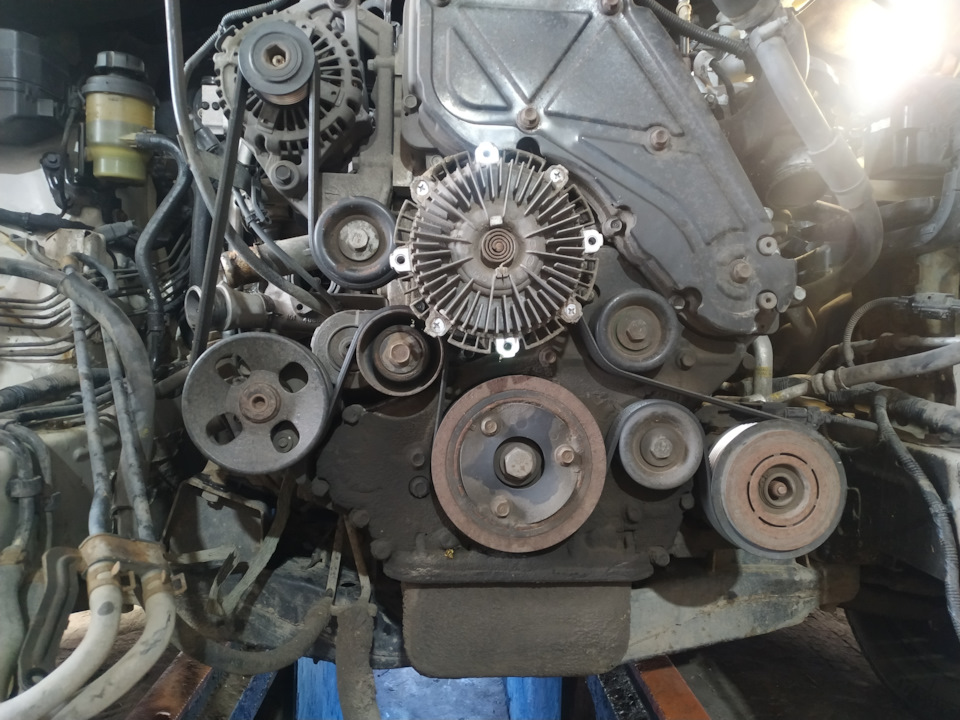 Стуканул …Огорчение и Ремонт D4CB — Hyundai Grand Starex, 2,5 л, 2008 ...