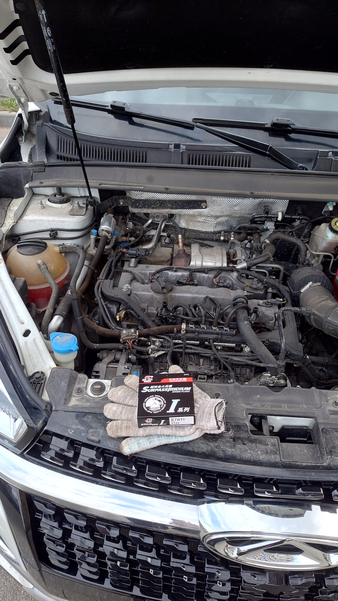 Плановая замена свечей Chery Tiggo 8 — Torch K7RTI — Chery Tiggo 8, 2 л ...