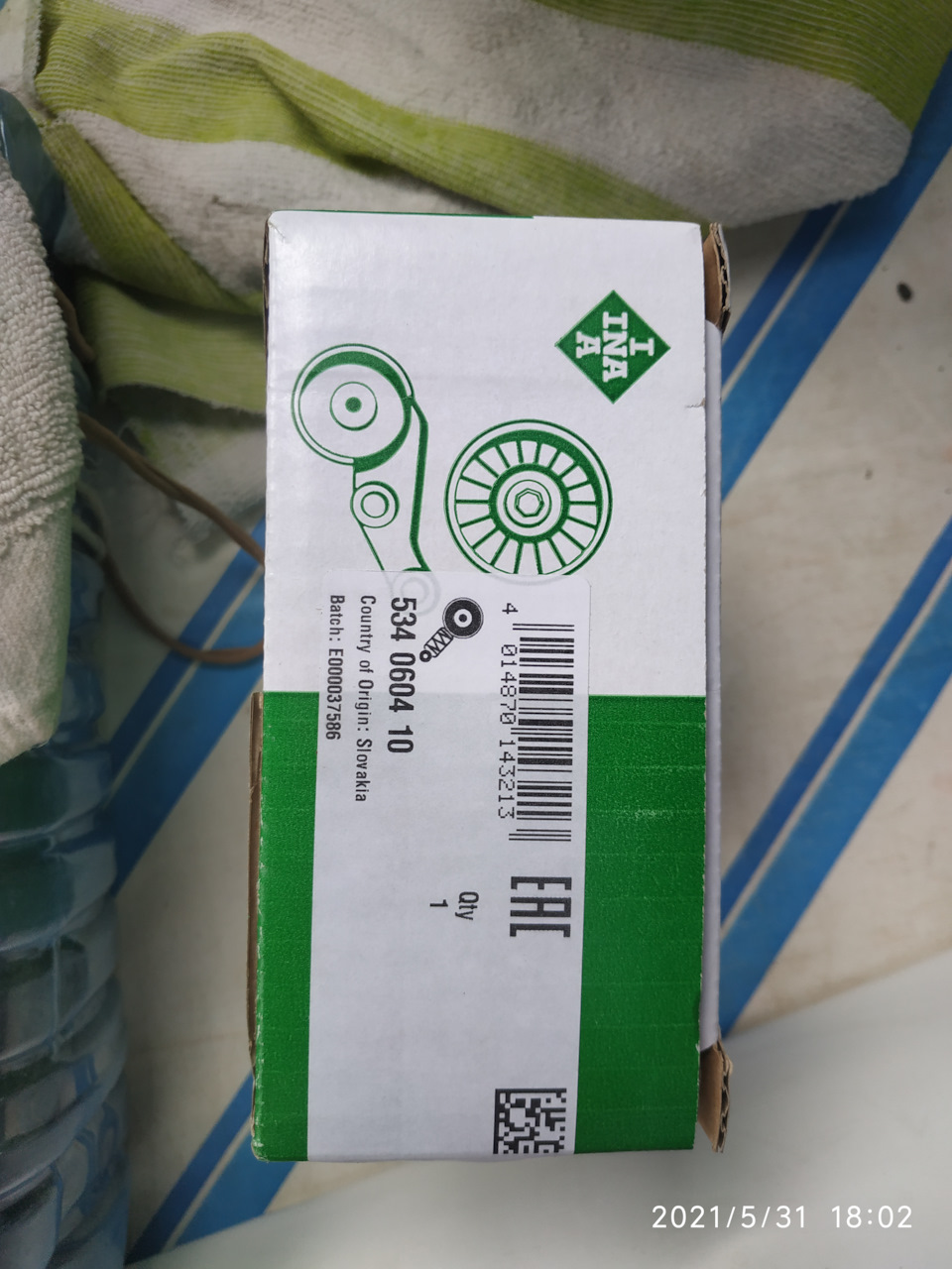 534060410 Натяжитель ремня, многоручейковый ремень INA | Запчасти на DRIVE2