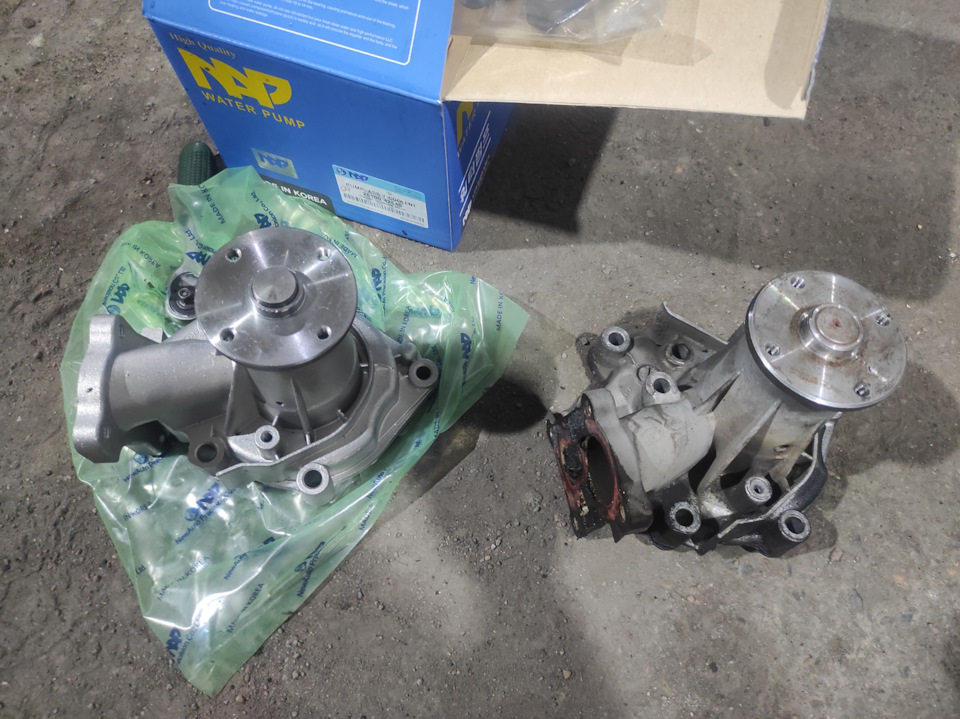 Накрылась помпа — Hyundai Terracan, 2,5 л, 2002 года | поломка | DRIVE2