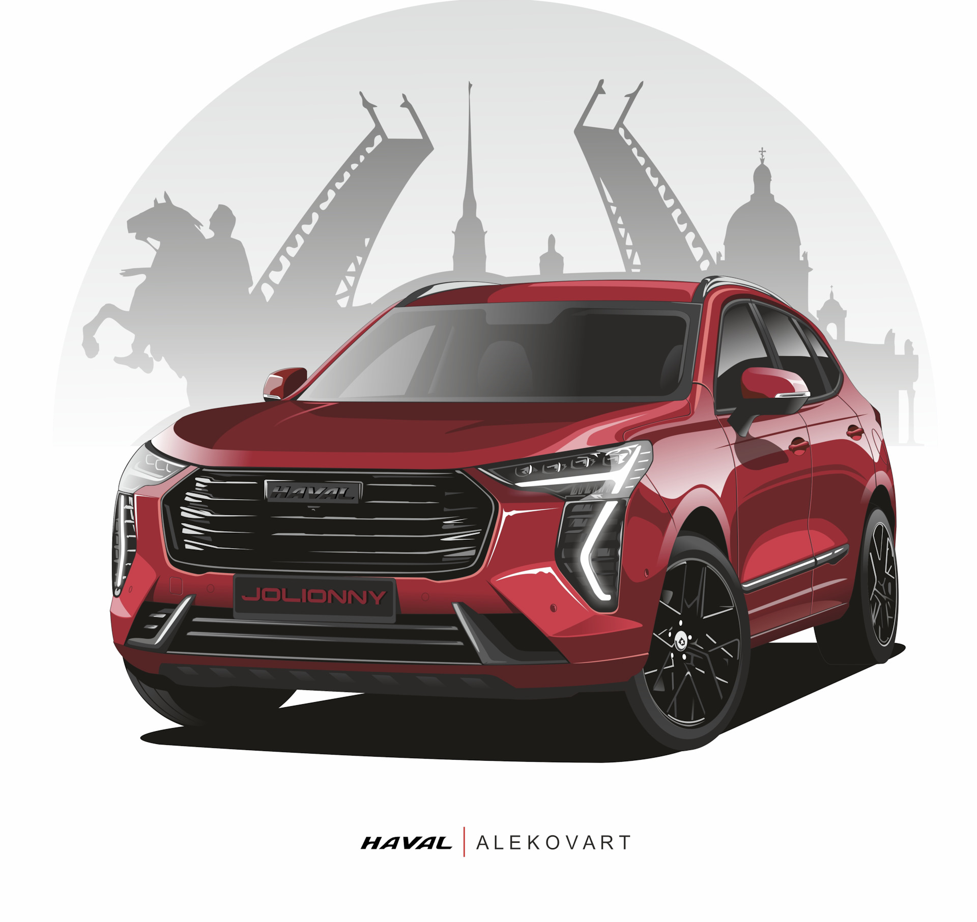 Haval Jolion aka “Red Dragon” by Alekovart — Haval Jolion, 1,5 л, 2021 ...