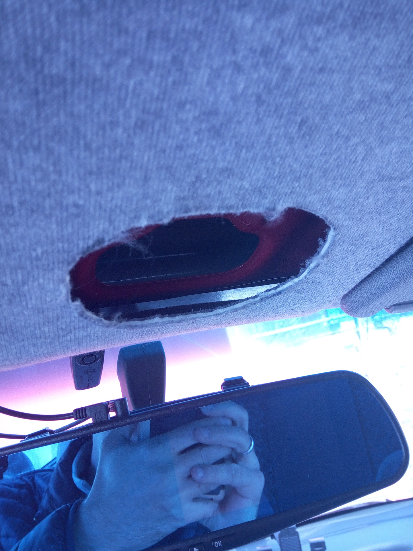 Штурманский плафон от Нибиру в Шевроле Ланос — Chevrolet Lanos, 1,5 л ...