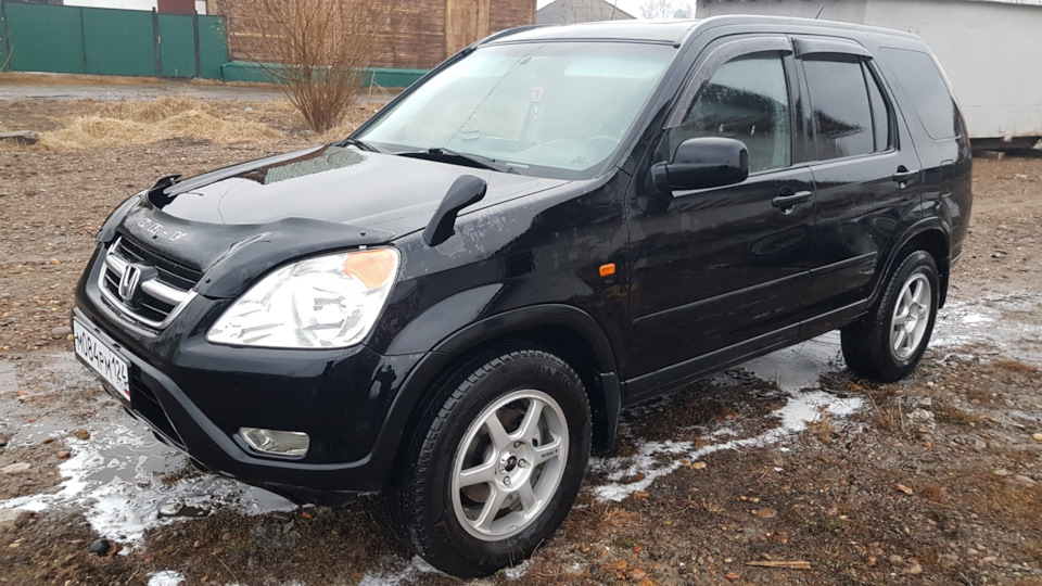 Переобулся на лето Yokohama avs model 6 — Honda CR-V (RD4/RD5/RD6/RD7), 2 л, 2003 года ...