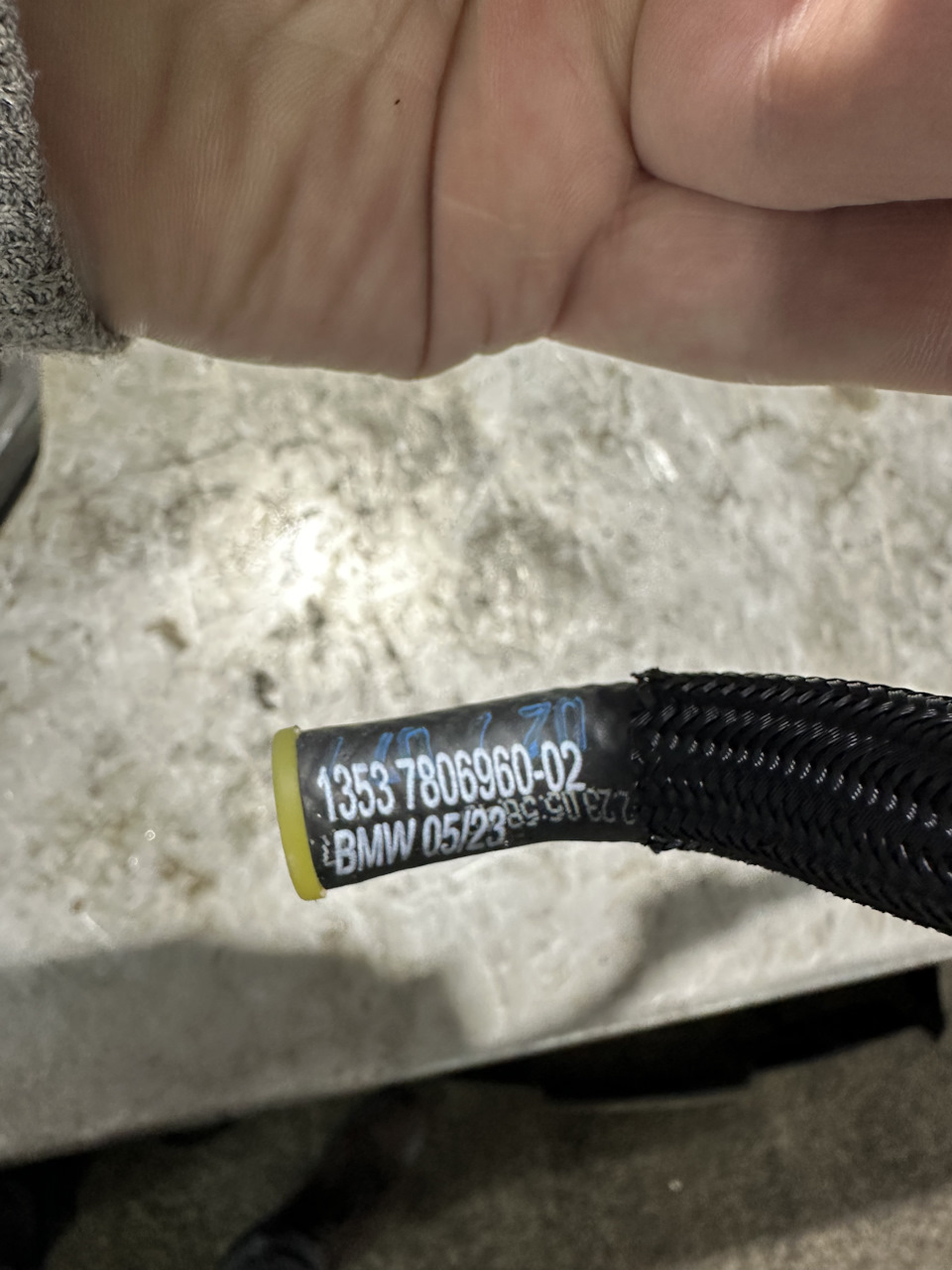 13537806960 Подводящий топливопровод BMW | Запчасти на DRIVE2